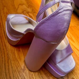 PrettyLittleThing | Shoes | Prettylittlethings Lavender Platform Heel ...